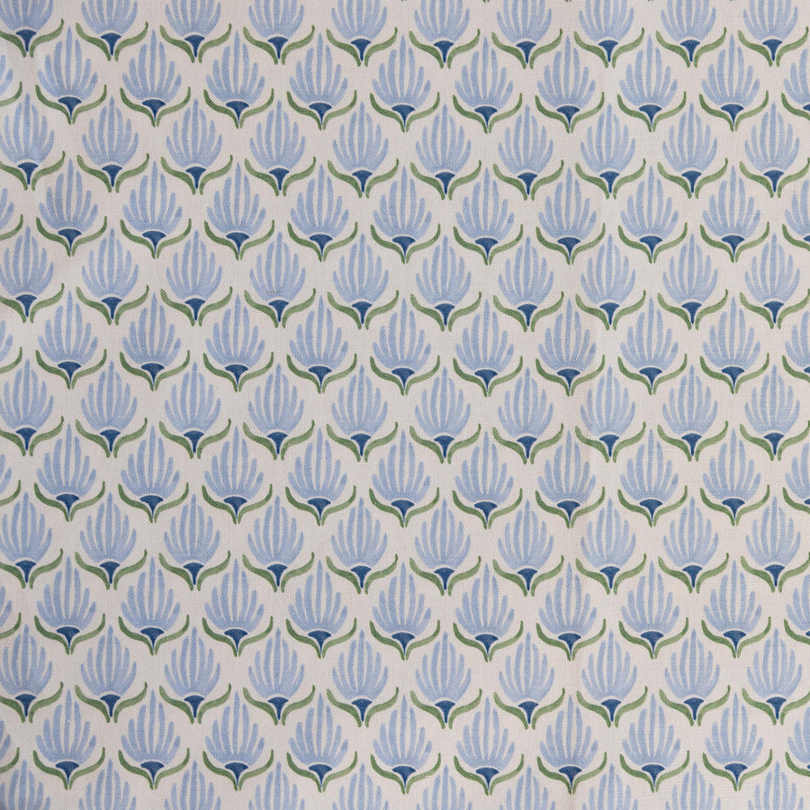PARDIS COLLECTION - TULIPS CORNISH BLUE – The Mews Fabrics & Furnishings